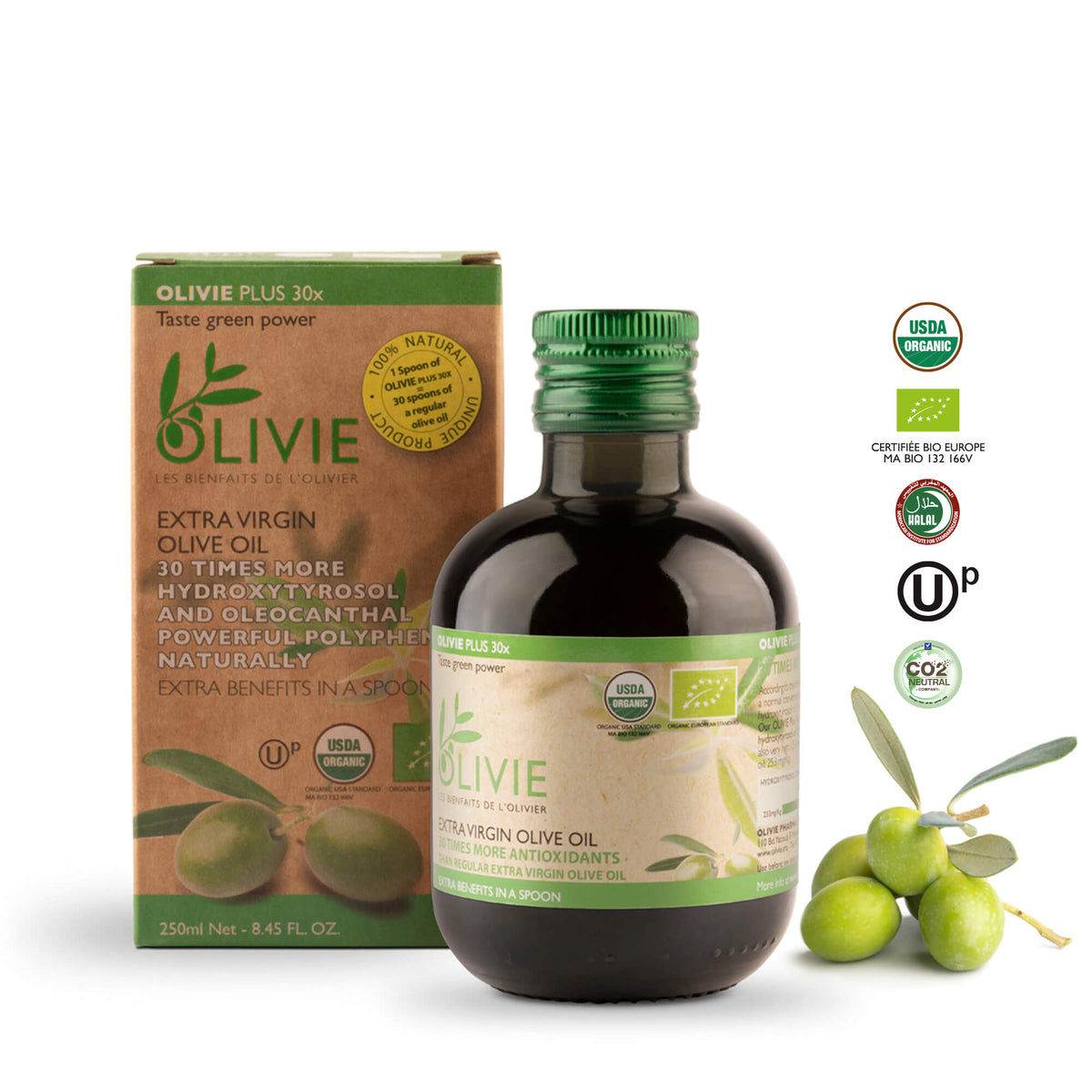 OLIVIE Plus 30X – the richest olive oil in polyphenols from the Desert ...